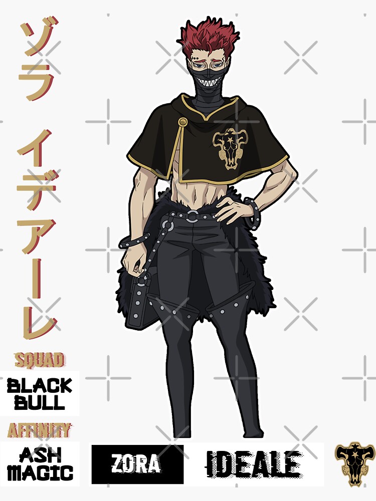 "Black Clover - Zora Ideale Shirt" Sticker by AnimeEmpirePH | Redbubble