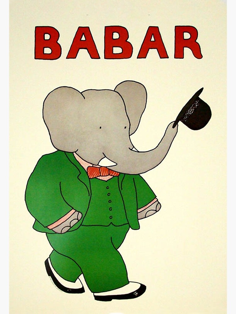 "Babar" Art Print for Sale by the-classics | Redbubble