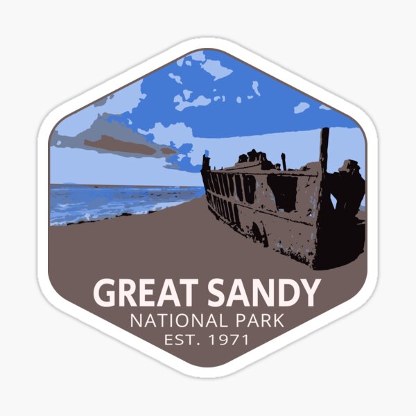 "Great Sandy National Park Fraser Island" Sticker for Sale by Home ...