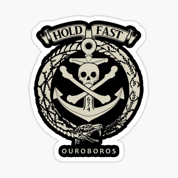 "Pirate : Hold Fast" Sticker for Sale by Sapphire674 | Redbubble