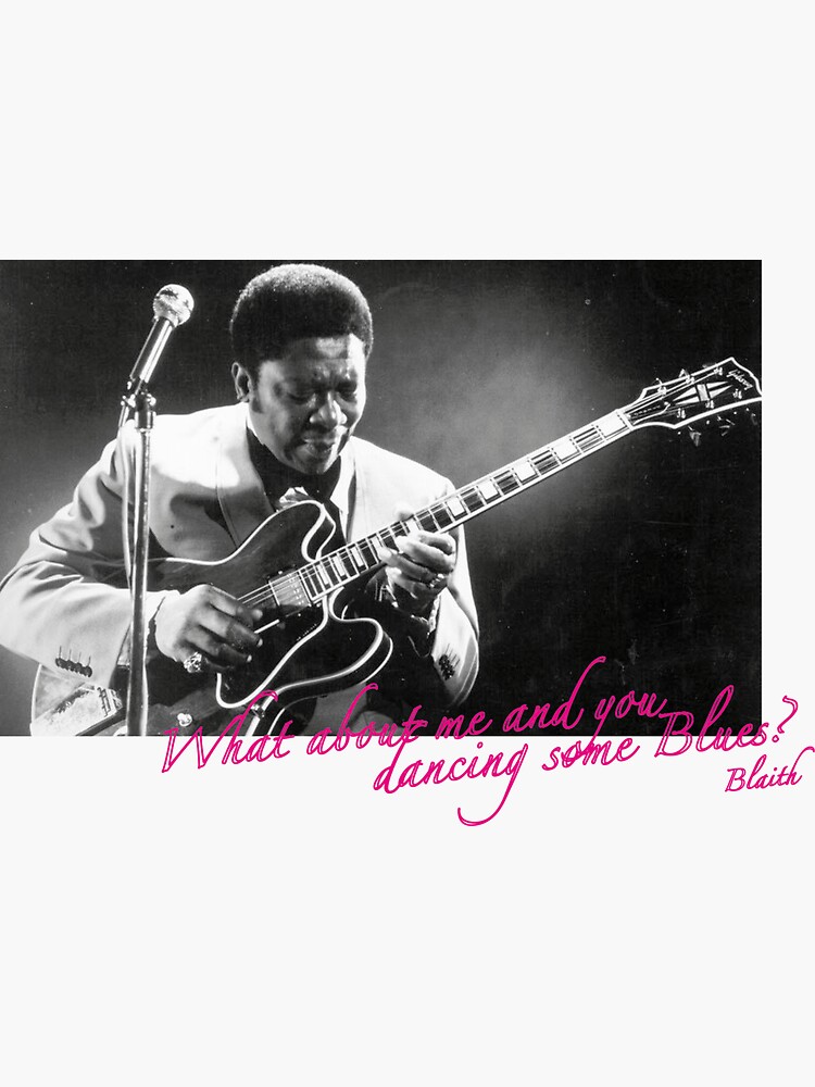 "Blaith BB King " Sticker for Sale by PackleaderUB | Redbubble