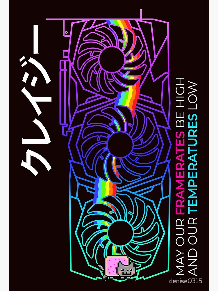 "GPU RGB Graphics Card" Poster for Sale by denise0315 | Redbubble