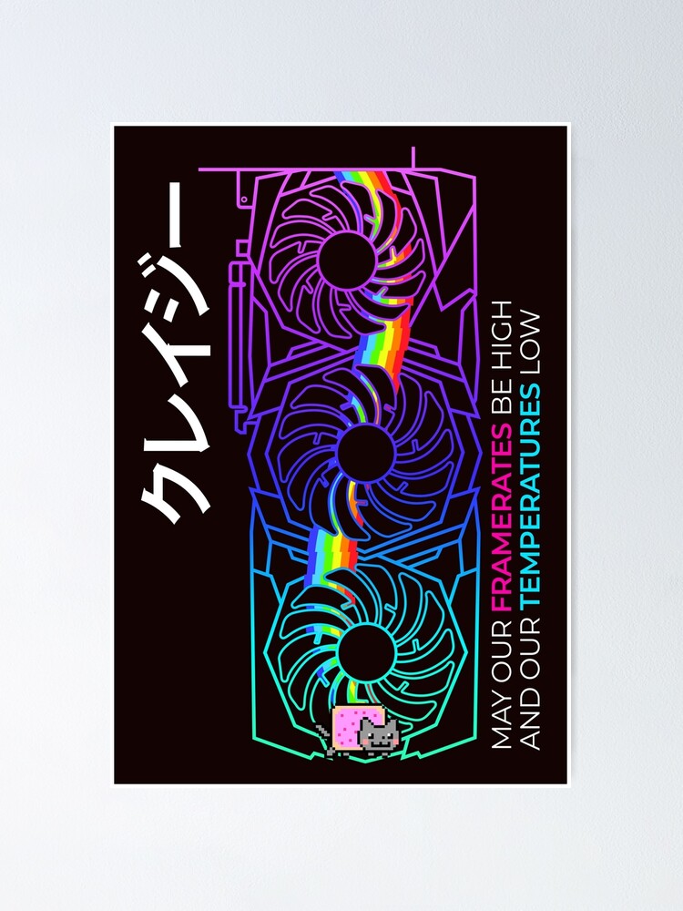 "GPU RGB Graphics Card" Poster for Sale by denise0315 | Redbubble
