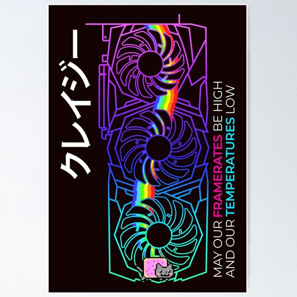 "GPU RGB Graphics Card" Poster for Sale by denise0315 | Redbubble