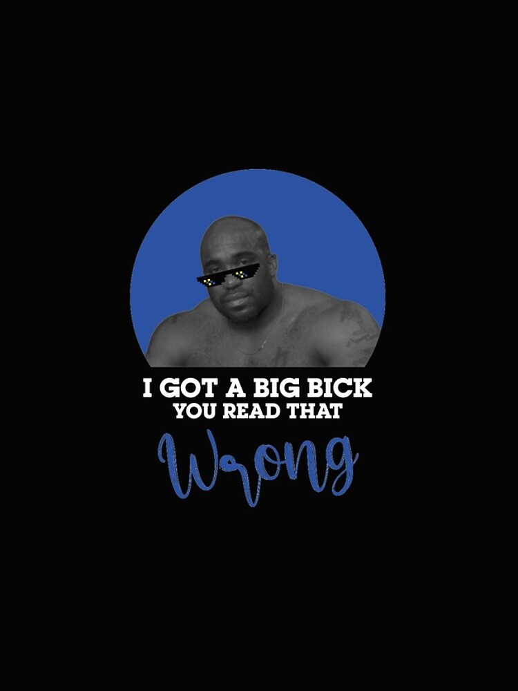 "I Got A Big Bick BarryWood Black Big Dick Guy Funny Meme" iPhone Case ...