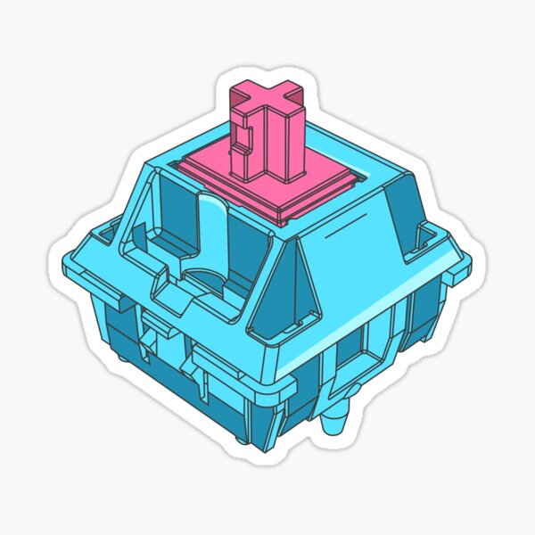 "Mechanical Keyboard, Switch, BP" Sticker for Sale by denise0315 ...