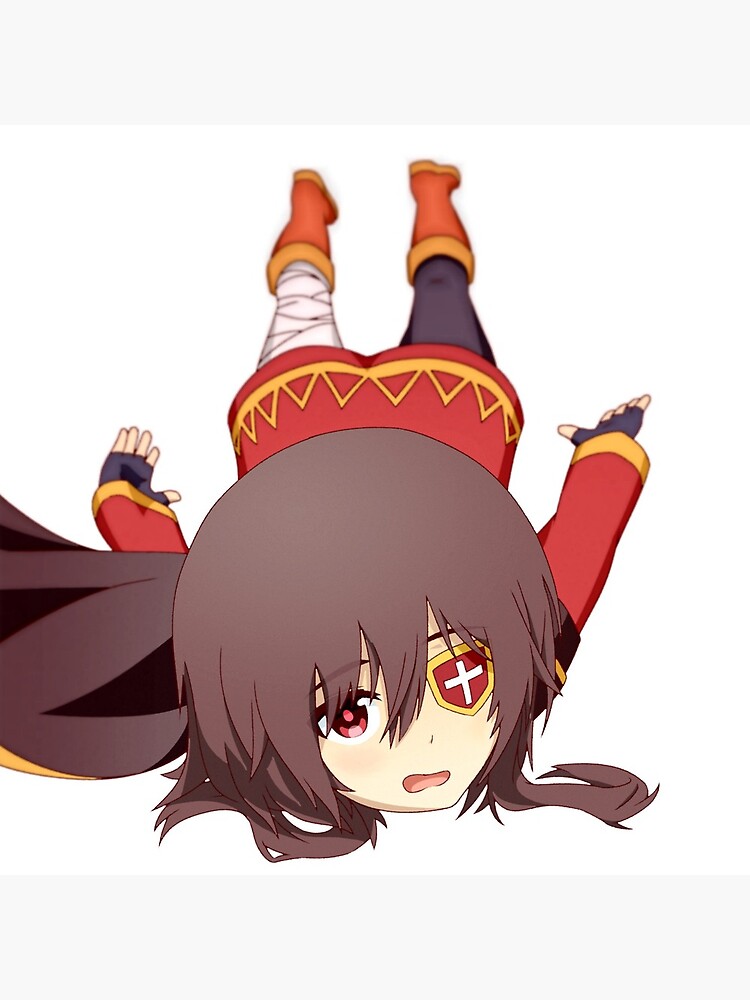 "Konosuba - Megumin Post-Explosion" Art Print by AniPop | Redbubble