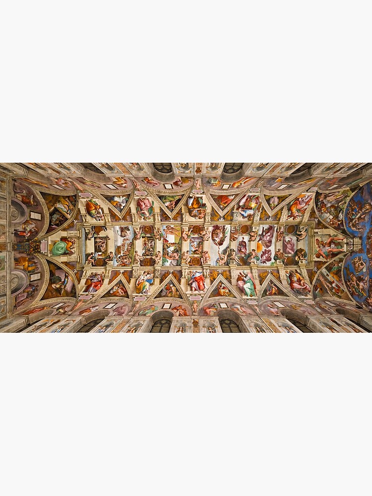 Lámina fotográfica «Techo de la Capilla Sixtina de Miguel Ángel» de ...