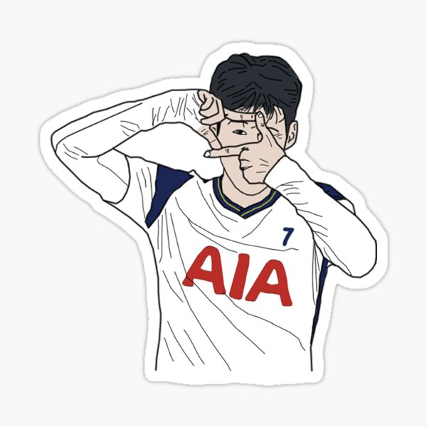 "Heung-Min Son Photographic Print" Sticker for Sale by zzangsen | Redbubble
