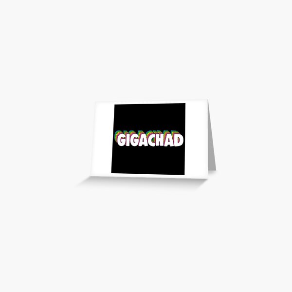 "Gigachad Meme" Greeting Card for Sale by Barnyardy | Redbubble