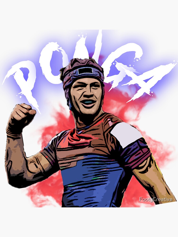 "Kalyn Ponga " Sticker by FootyCreative | Redbubble
