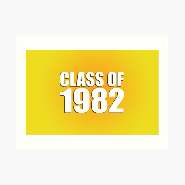 "Class of 1982 - Graduation" Art Print for Sale by AnveeBubbles | Redbubble