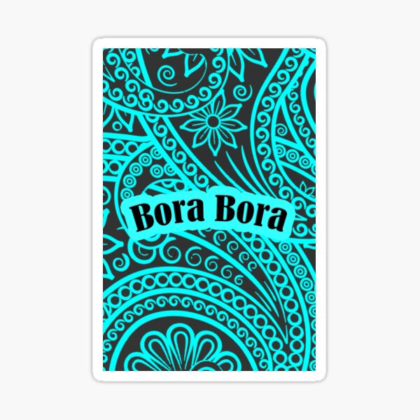 "Bora Bora Florist" Sticker for Sale by dejava | Redbubble