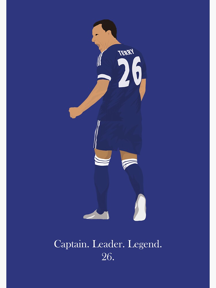"John Terry 26" Sticker for Sale by AngloFrenchy | Redbubble