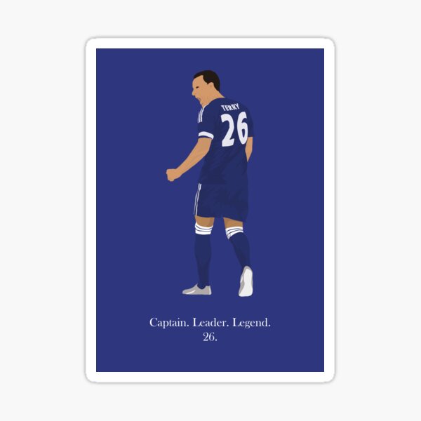 "John Terry 26" Sticker for Sale by AngloFrenchy | Redbubble