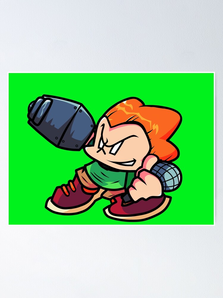 "Pico Fnf Detailed version" Poster for Sale by AbrekArt | Redbubble