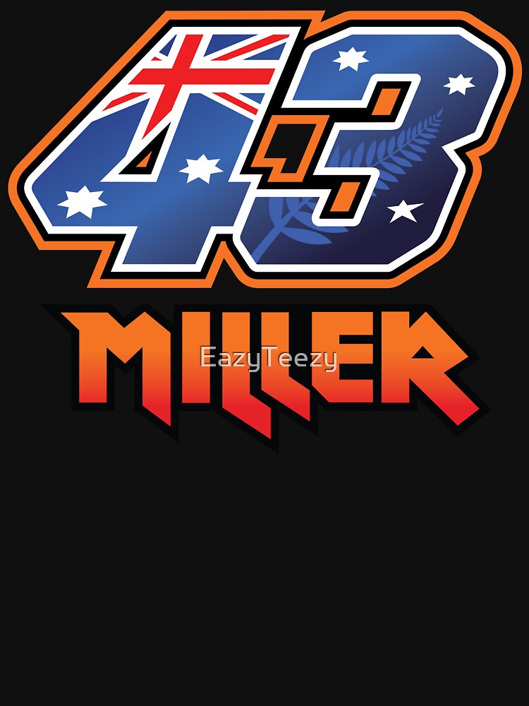"Jack Miller Number 43 2022" T-shirt for Sale by EazyTeezy | Redbubble ...