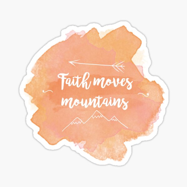 "Faith Quote" Sticker for Sale by Bethel Store | Redbubble