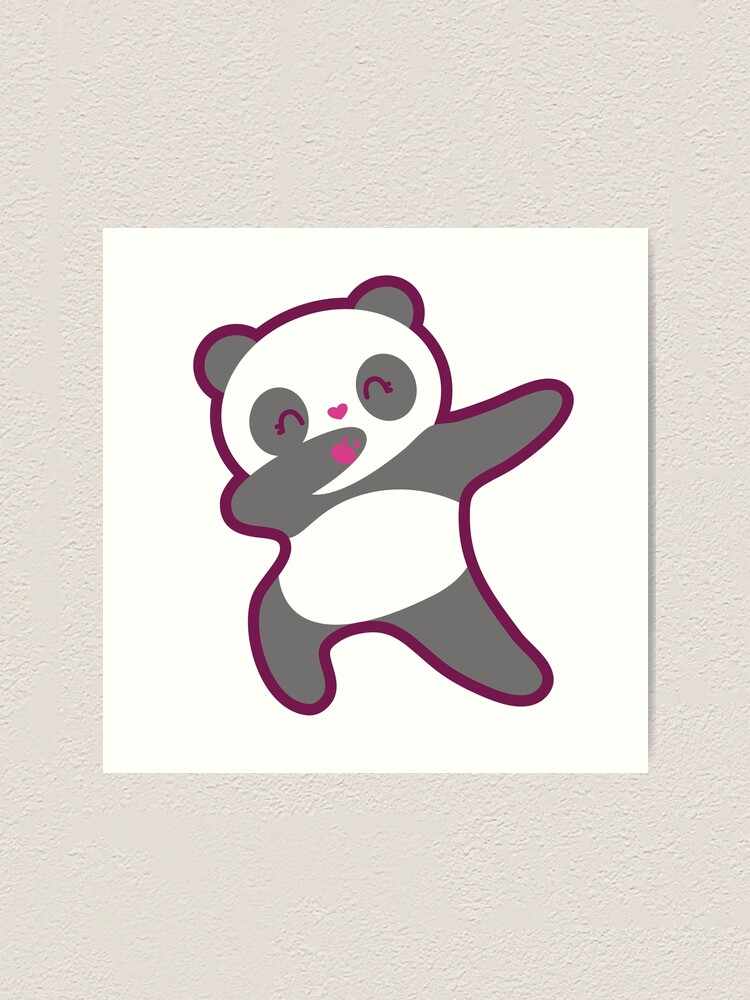 "Cute dabbing panda, dab dance " Art Print for Sale by Mylittleprints ...