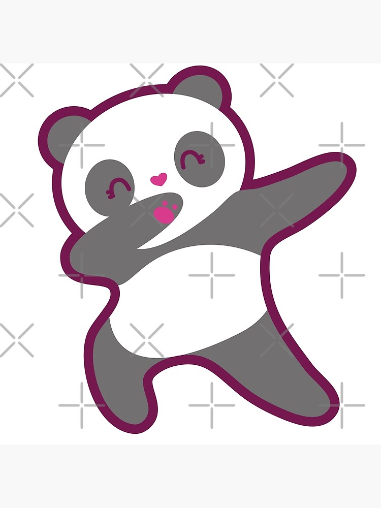 "Cute dabbing panda, dab dance " Art Print for Sale by Mylittleprints ...