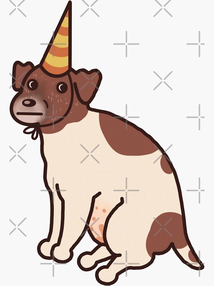 "DOG" Sticker for Sale by spicey-bones | Redbubble