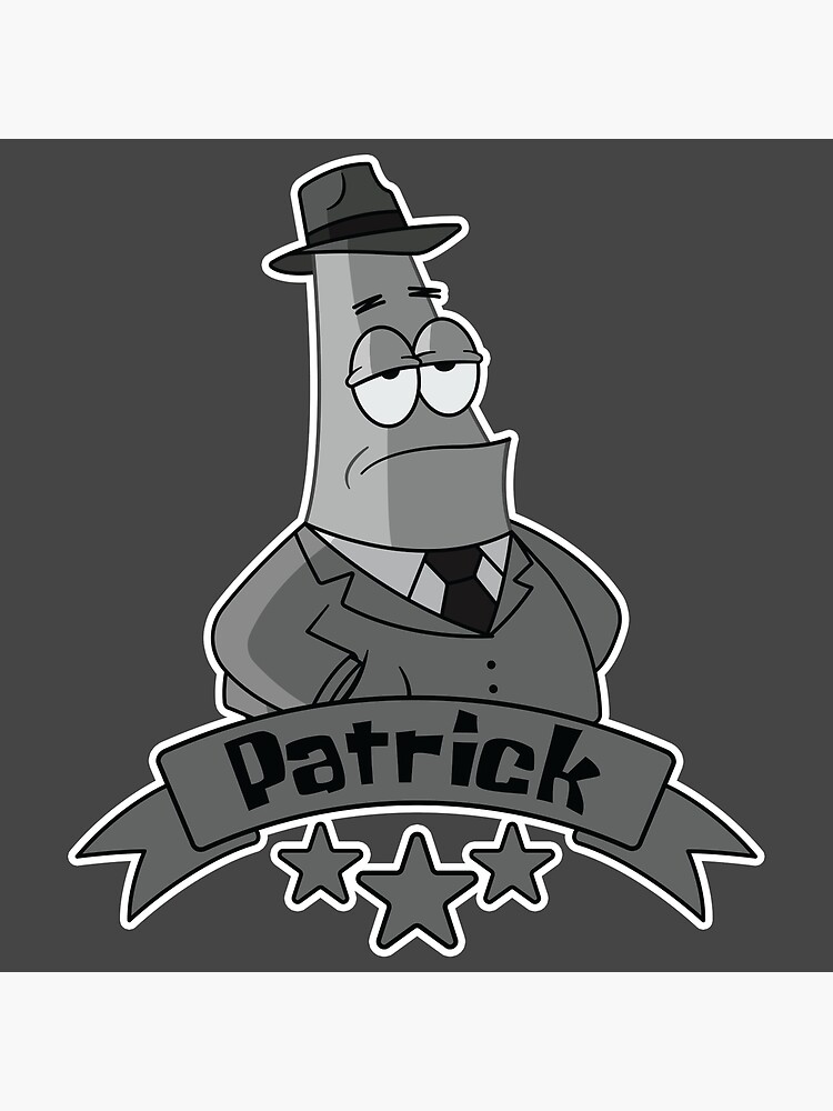 "Detective Patrick" Art Board Print for Sale by GhostWrench | Redbubble