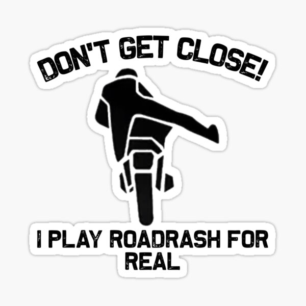 "Roadrash" Sticker for Sale by Artwistooo | Redbubble