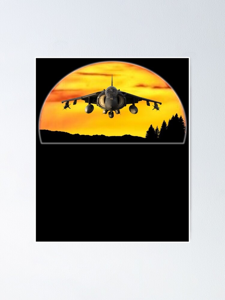 "Harrier Jet" Poster by troy1969 | Redbubble