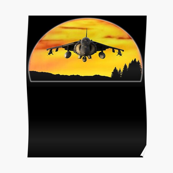 "Harrier Jet" Poster by troy1969 | Redbubble