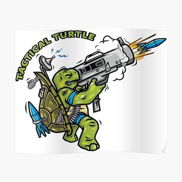 "Tactical Turtle Soldier" Poster for Sale by yugijapan | Redbubble