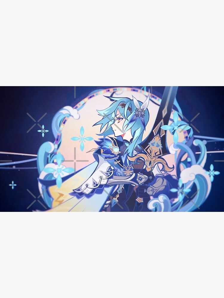 "Eula - Genshin Impact" Poster by Aka-Hanako | Redbubble