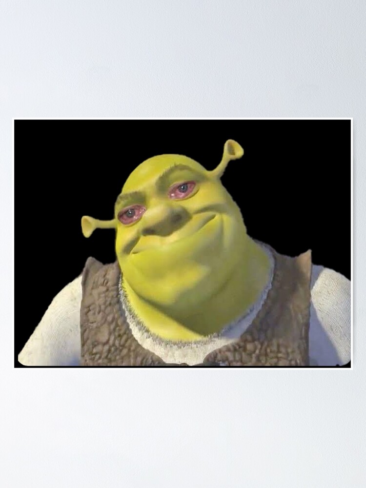 Póster «Shrek llorando» de chaddesigns | Redbubble