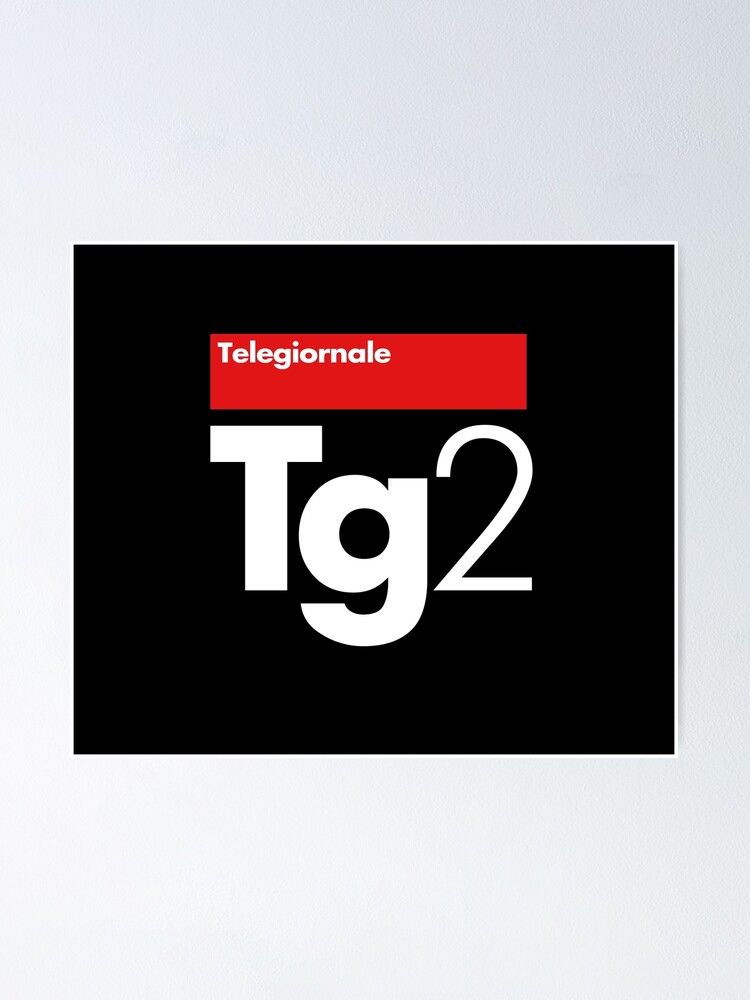"Tg2 logo sigla anni 80-90" Poster by Leonardo-98 | Redbubble