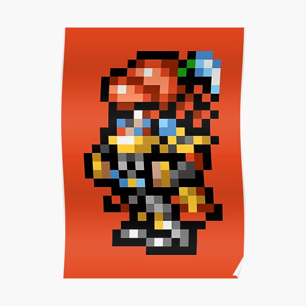 "Final Fantasy V - Gilgamesh Sprite" Poster for Sale by SpriteZone ...