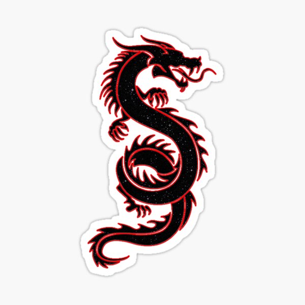 "dragon" Sticker for Sale by itzsil | Redbubble