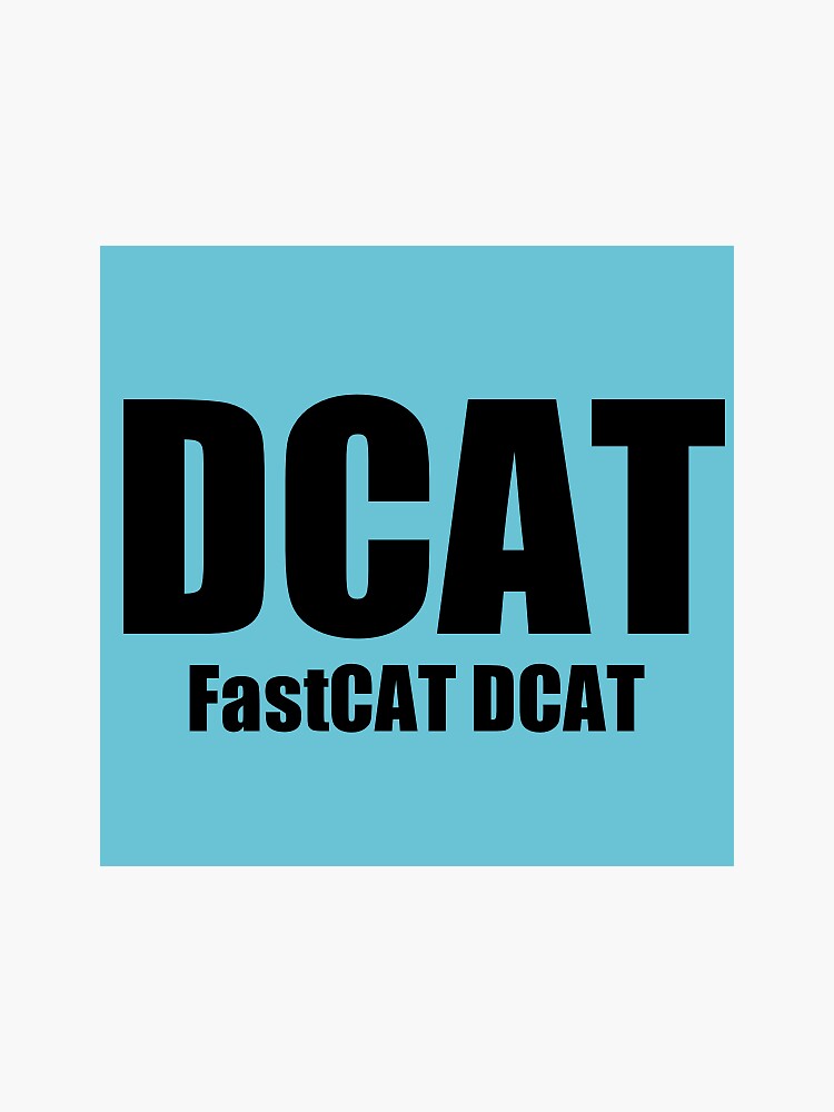 "AKC FastCAT DCAT Title" Sticker for Sale by DogSportTitles | Redbubble
