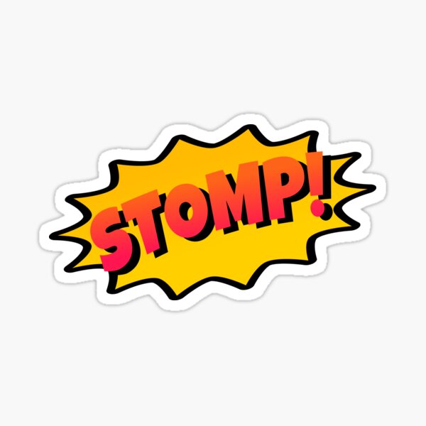 "Stomp the grapes cool comic sticker for wine makers" Sticker by clewzo ...