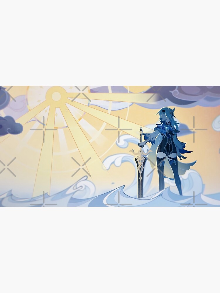 "Eula - Genshin Impact" Poster for Sale by Aka-Hanako | Redbubble