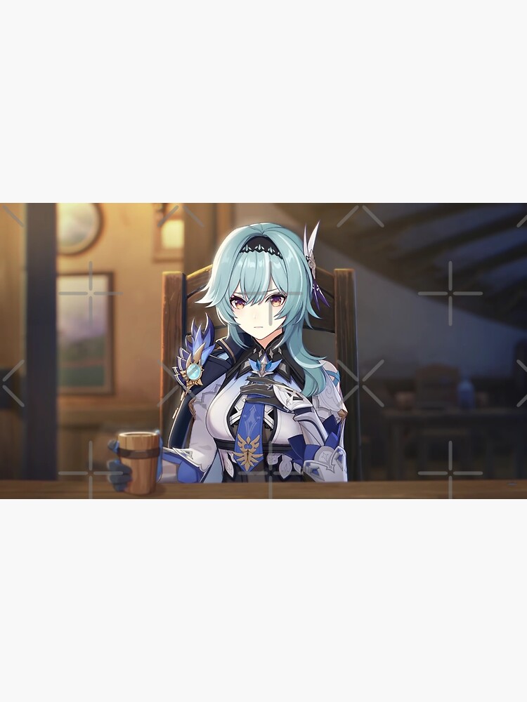 "Eula - Genshin Impact" Poster for Sale by Aka-Hanako | Redbubble