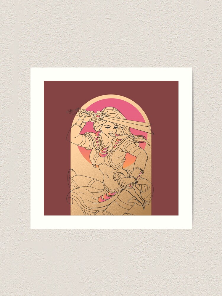 "Mayari Filipino Moon Goddess" Art Print by justmynicheproj | Redbubble