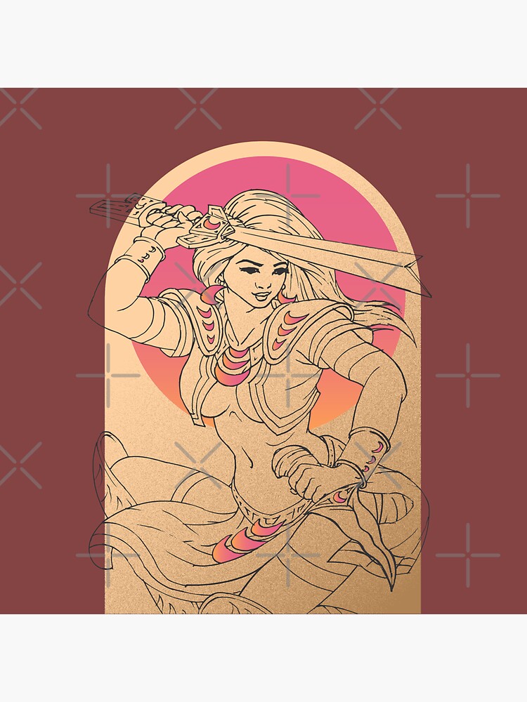 "Mayari Filipino Moon Goddess" Sticker for Sale by justmynicheproj ...