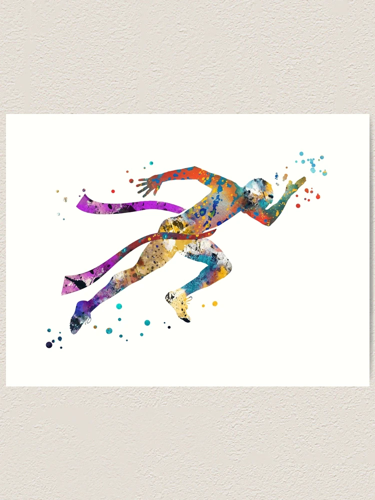 Running Man Painting