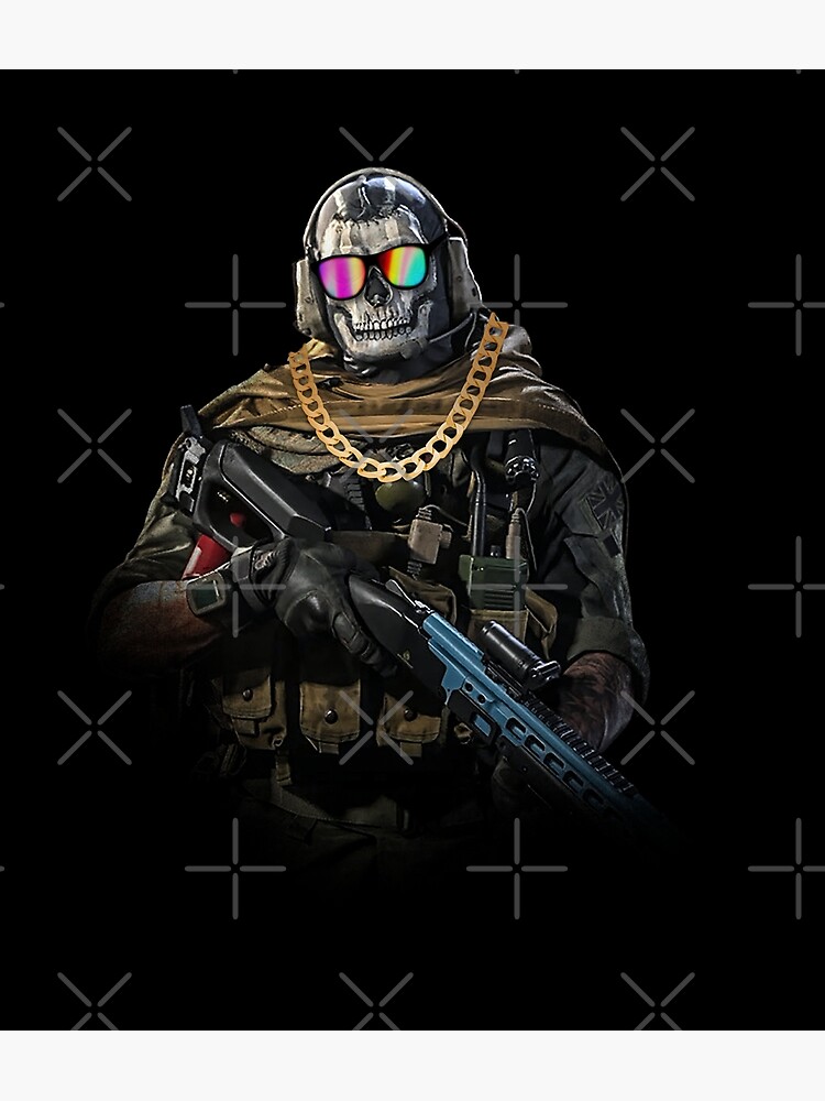 "Warzone Ghost in Shades" Poster von mamox7 | Redbubble
