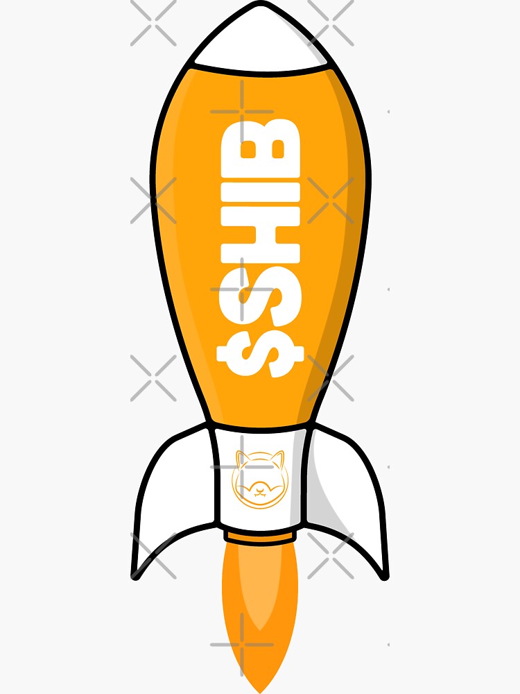 "Shiba Inu Coin $shib to the moon Shiba Inu Crypto" Sticker for Sale by ...