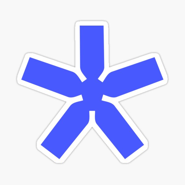"Asterisk Symbol " Sticker for Sale by gower-graphics | Redbubble