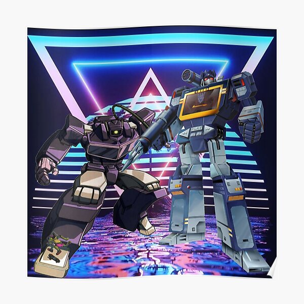 "Soundwave & Shockwave" Poster by TheFabe1 | Redbubble
