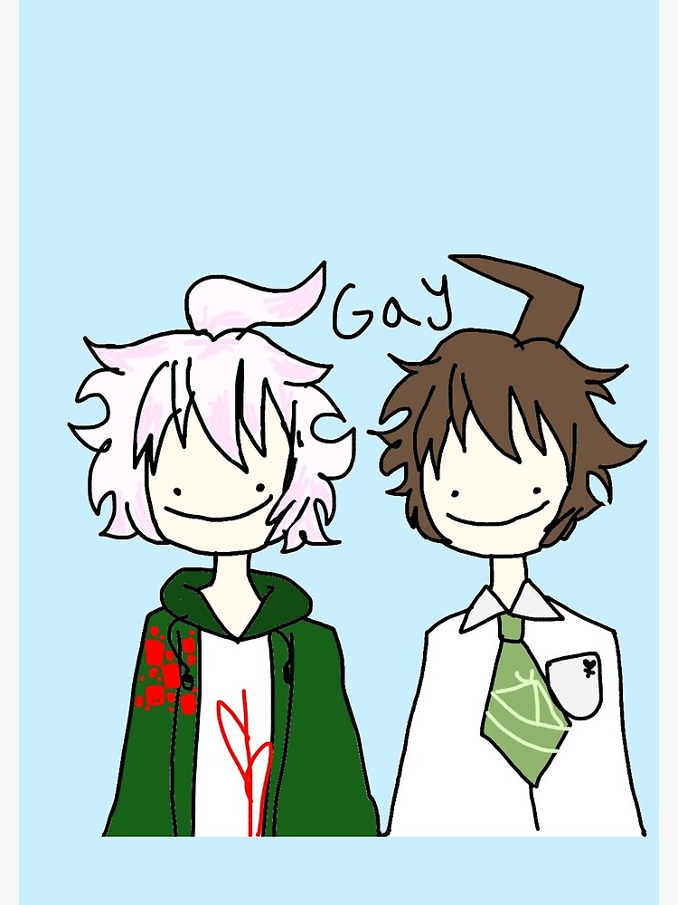 "Hajime hinata Nagito komaeda ship gay komahina badly drawn scribble ...