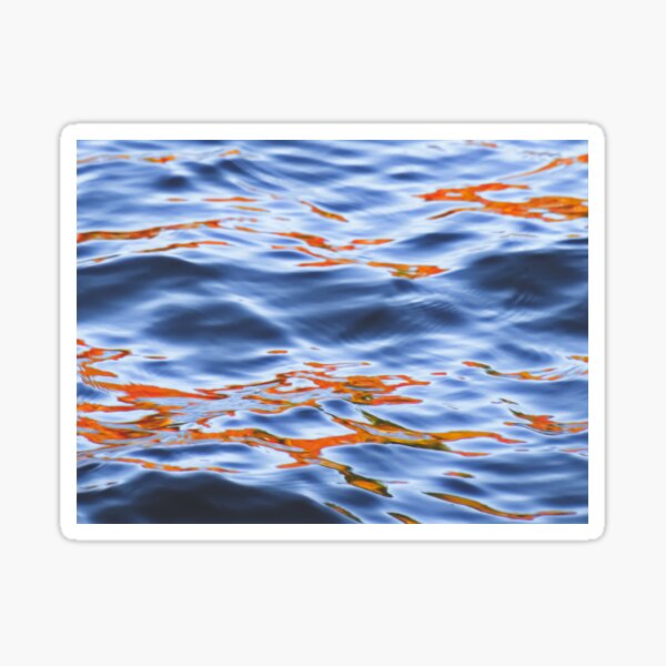 "Water Ripple Background Lake Pond Ocean " Sticker for Sale by ...
