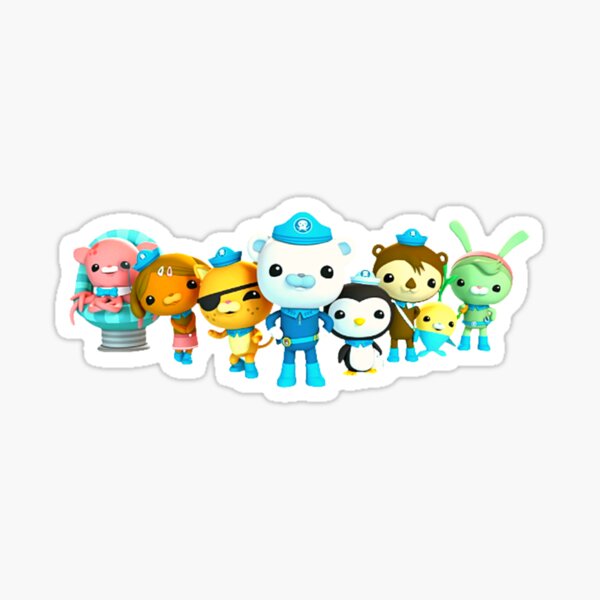 "The Octonauts" Sticker by Sarrid | Redbubble