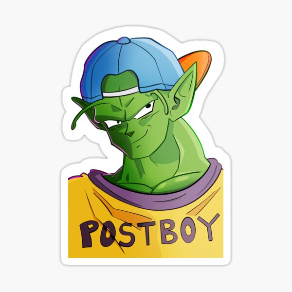 "Postboy Piccolo" Sticker for Sale by dazuma-art | Redbubble
